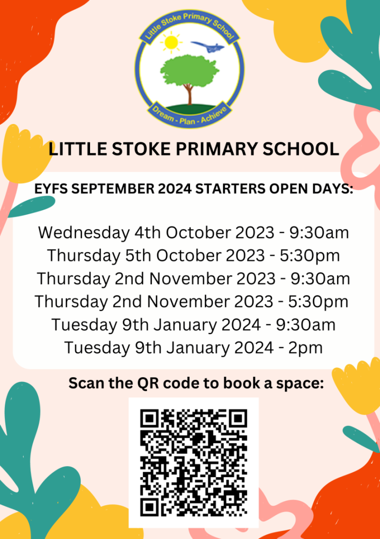 EYFS OPEN DAYS | Little Stoke Primary School